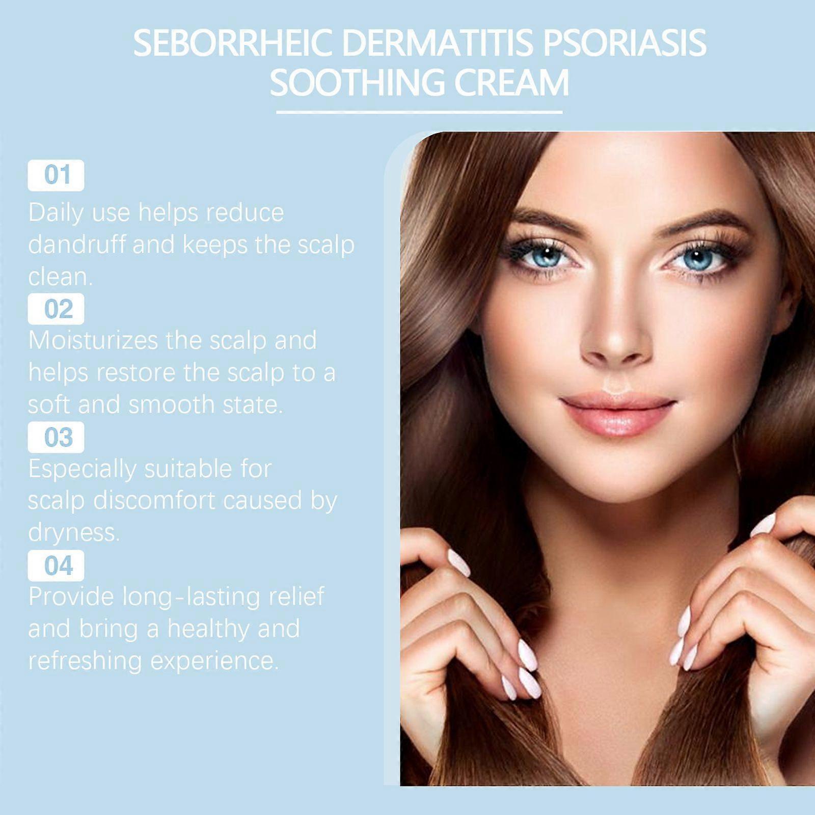Seborrheic Dermatitis Cream, Anti-Itch Soothing Cream for Scalp ...