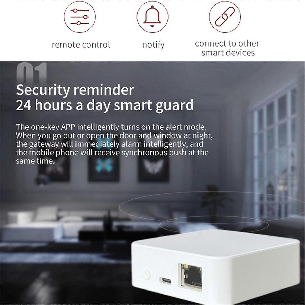 Tuya Smart Wired Zigbee 3.0 Gateway Hub Smart Life APP Automation Voice ...