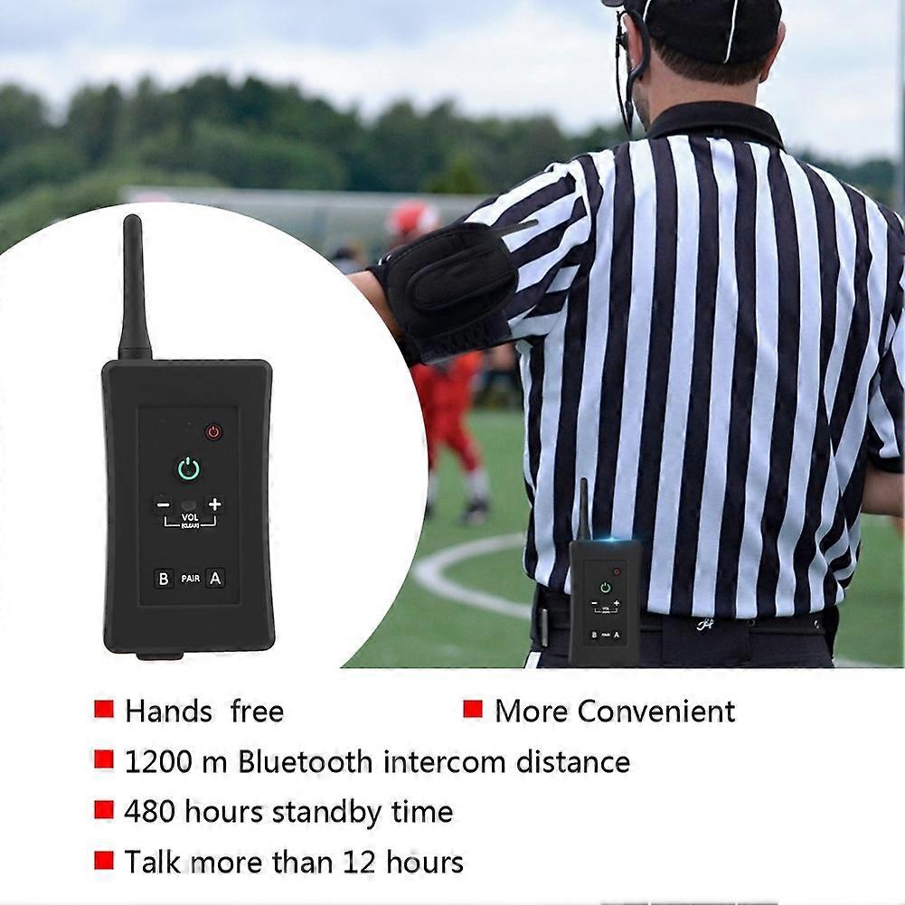 1200 Meters Motorcycle Football Referee Intercom Headset FBIM Wireless ...
