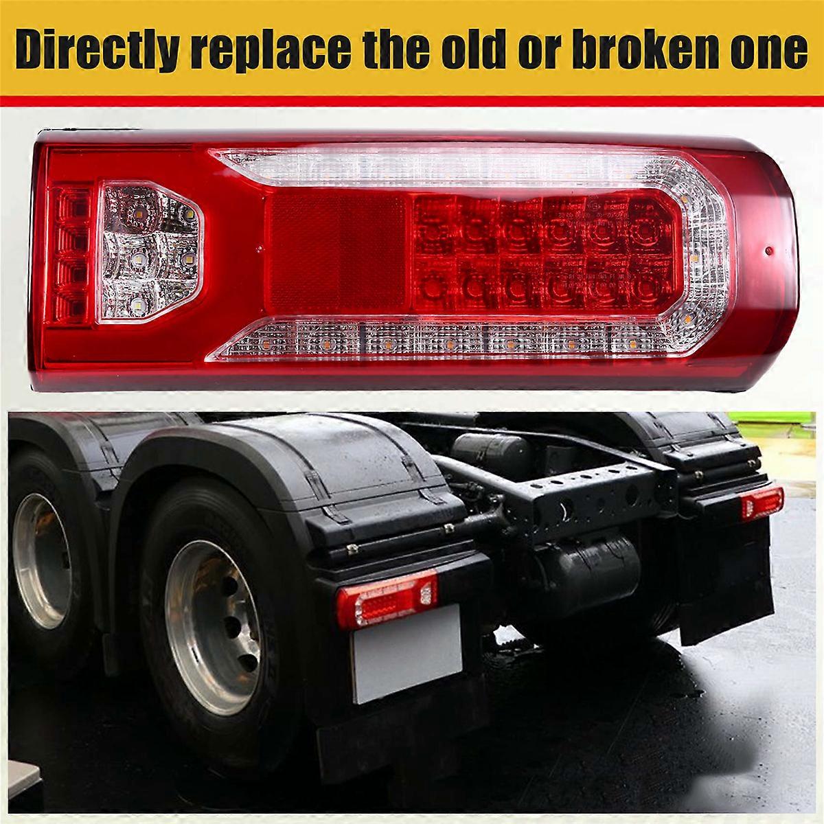 Truck Tail Light LED Tail Light Assembly Rear Brake Light for Mercedes ...