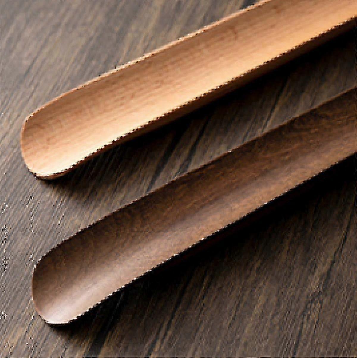 Wooden Shoe Horn with 50cm Long Handle & Magnetic Back - Durable Shoe ...