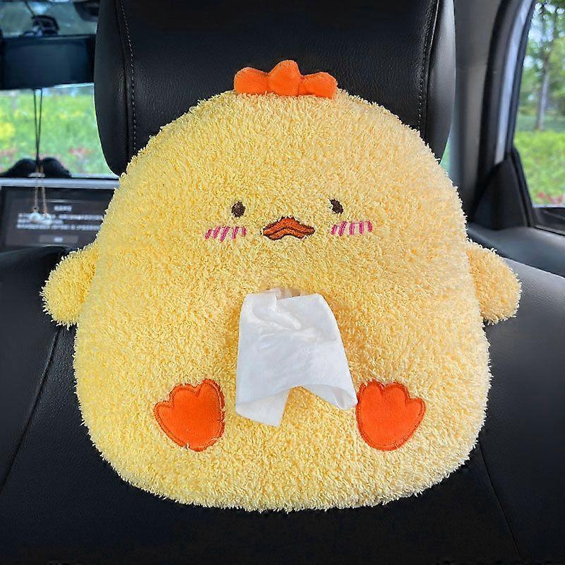 1 piece car cartoon plush tissue box creative cute car hanging armrest ...