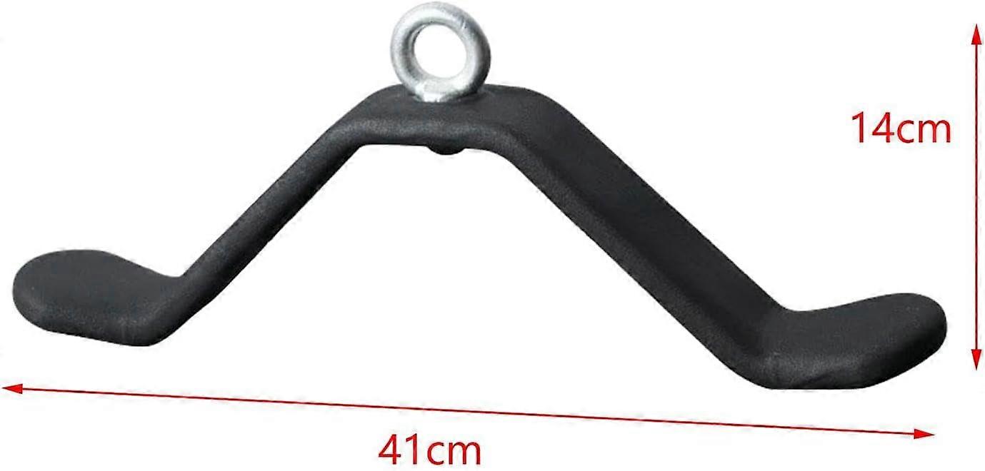 Triceps Pull Down Bar, 1.25-Inch Steel Cable Machine Attachment ...