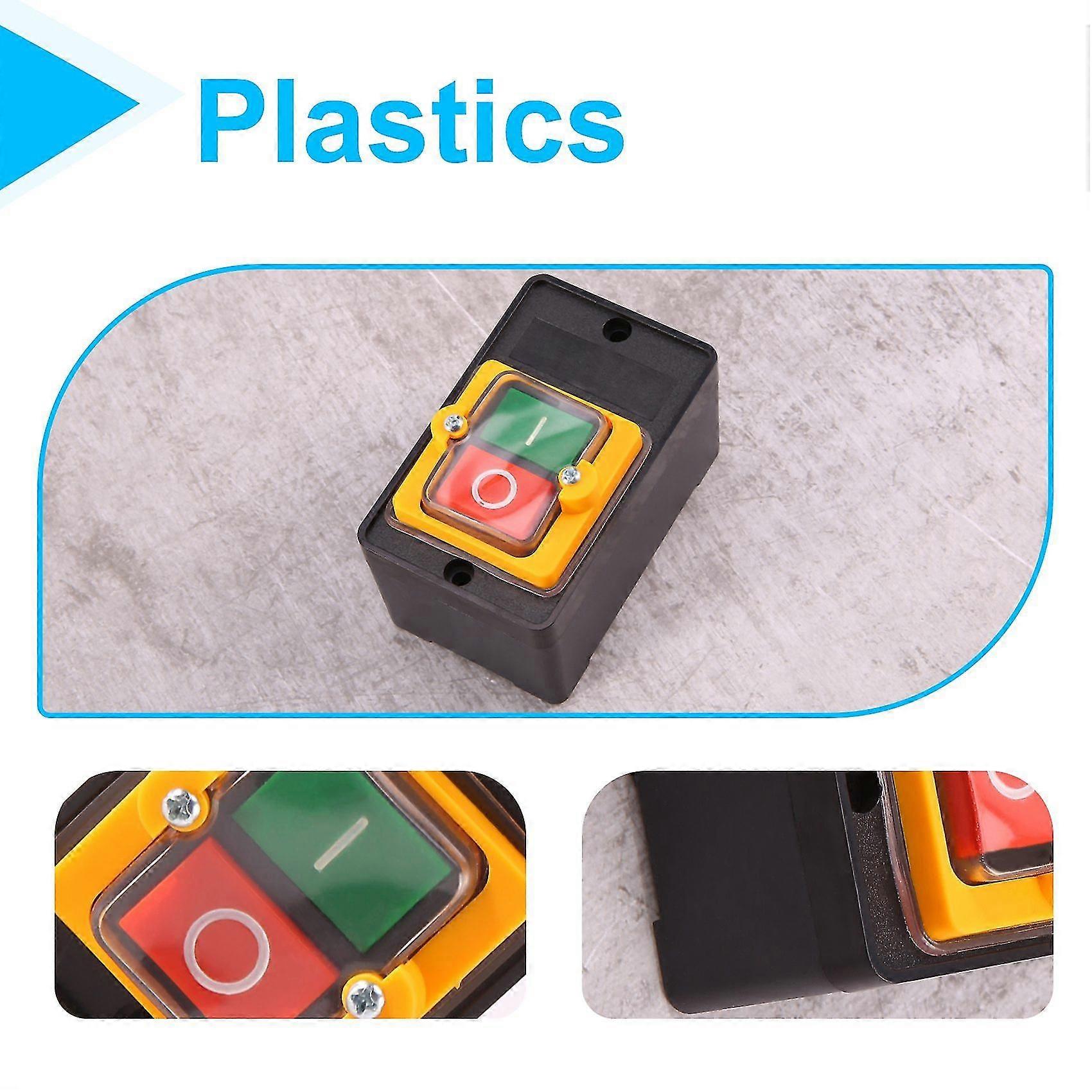 Ac 220/380v On/off Water Proof Push Button Switch -5 For Drill Motor ...