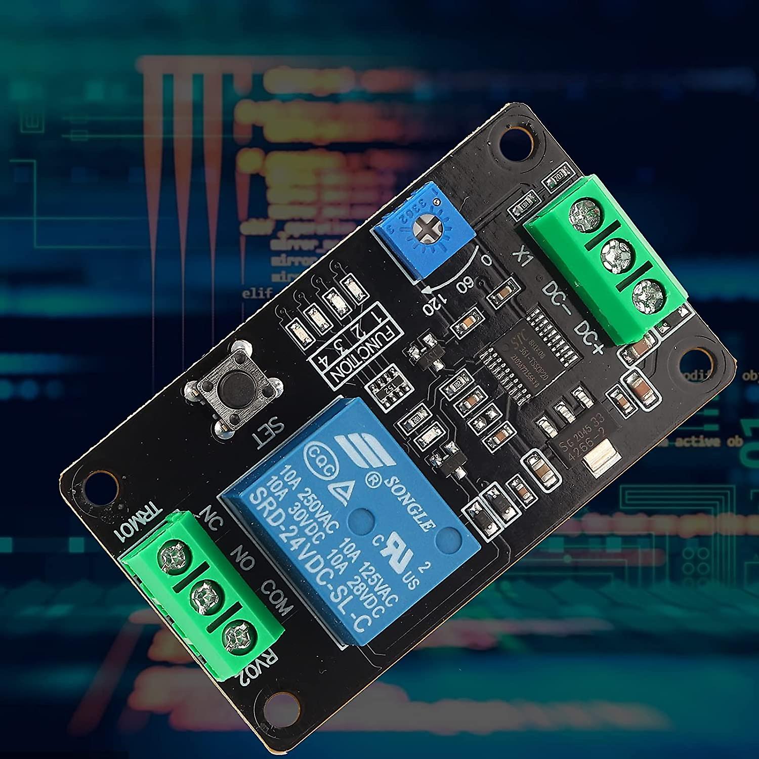 Multi-function Delay Relay Trm01, Self-locking Relay Delay On Time Relaydelay Off Time ...