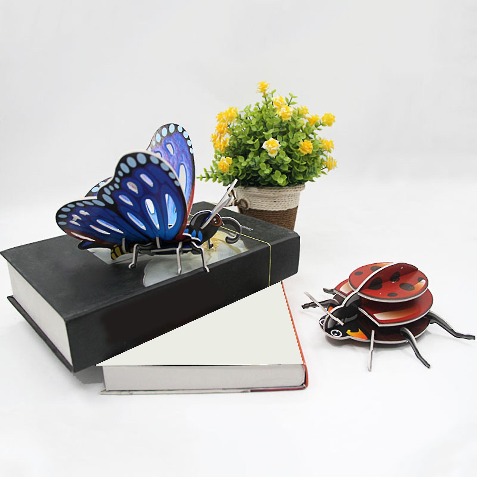 1set 3d Puzzle Problem-solving Ability Eco-friendly Paper Grasshopper ...