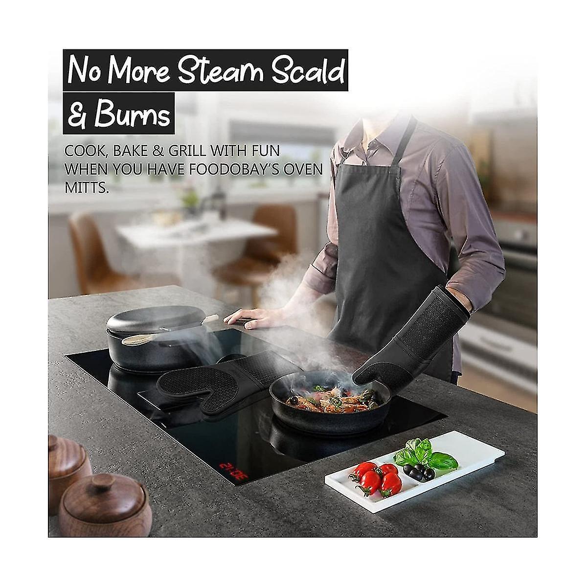 Silic Oven Mitts - Jet Oven Mitts Ant Soft Lining Silic Oven Gs - Oven ...