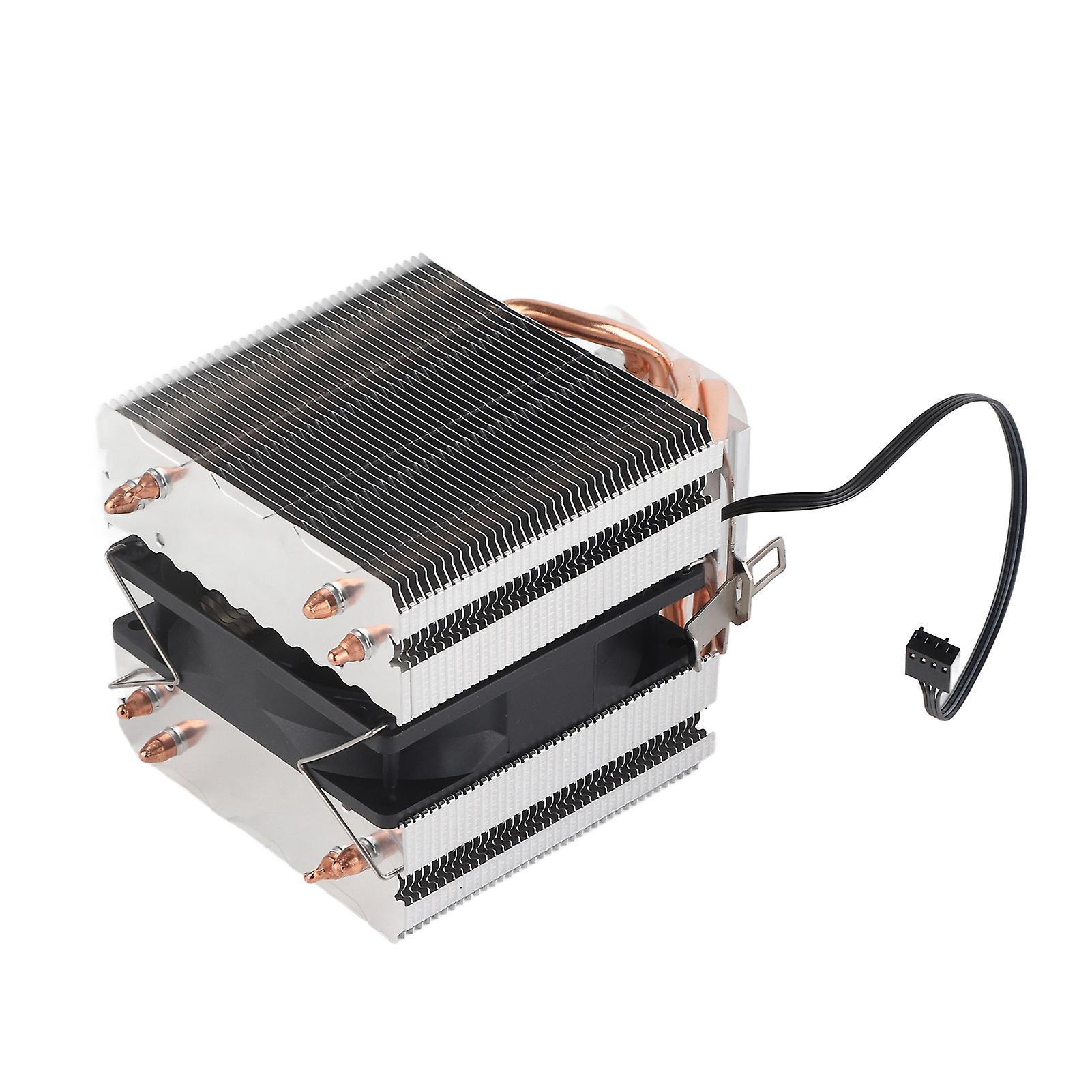 4 Heat Pipe CPU Heat Sink for LGA2011 1366 11501151 1155 1156 Platform ...