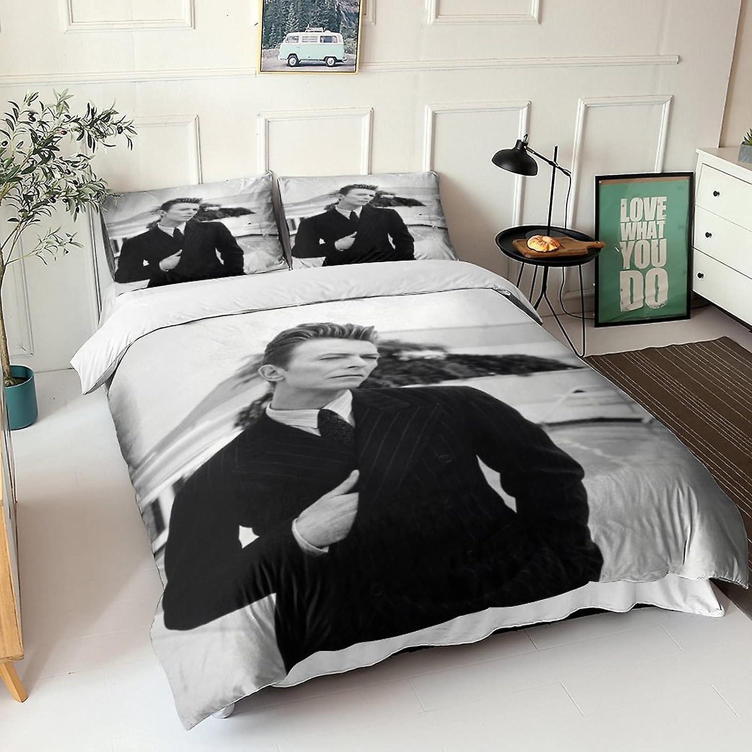 David Bowie Duvet Cover Singer Bedding Set Comforter Cover Rock 'n ...