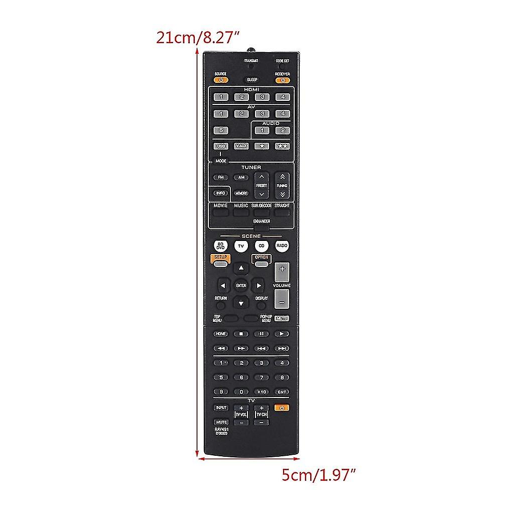 Sturdy Remote Control For Yamaha Htr-4066 Rx-v475 Rx-v373 Rav494 Av ...
