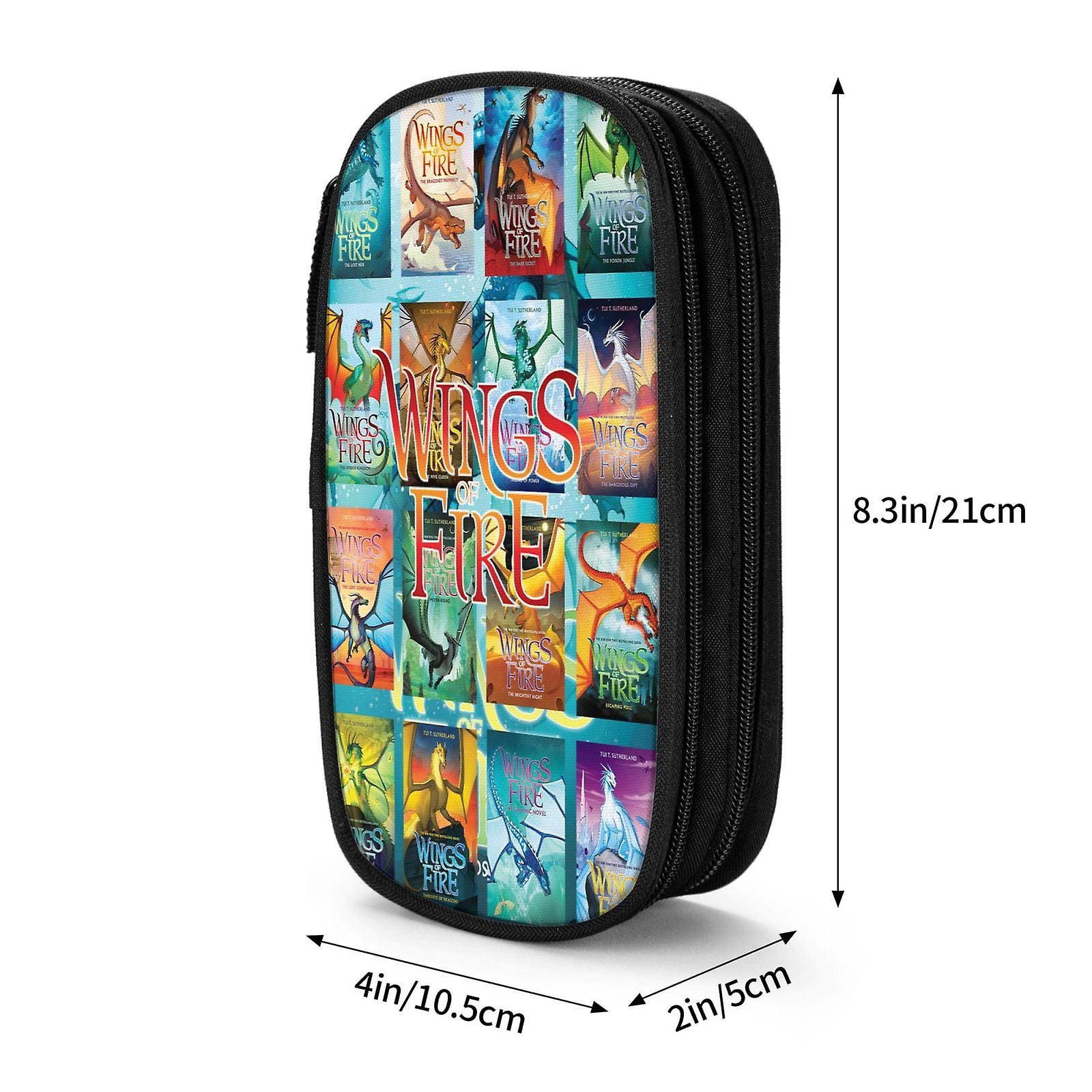 Dragon Wings Of Fire Pencil Case, Large Capacity Pencil Pouch ...