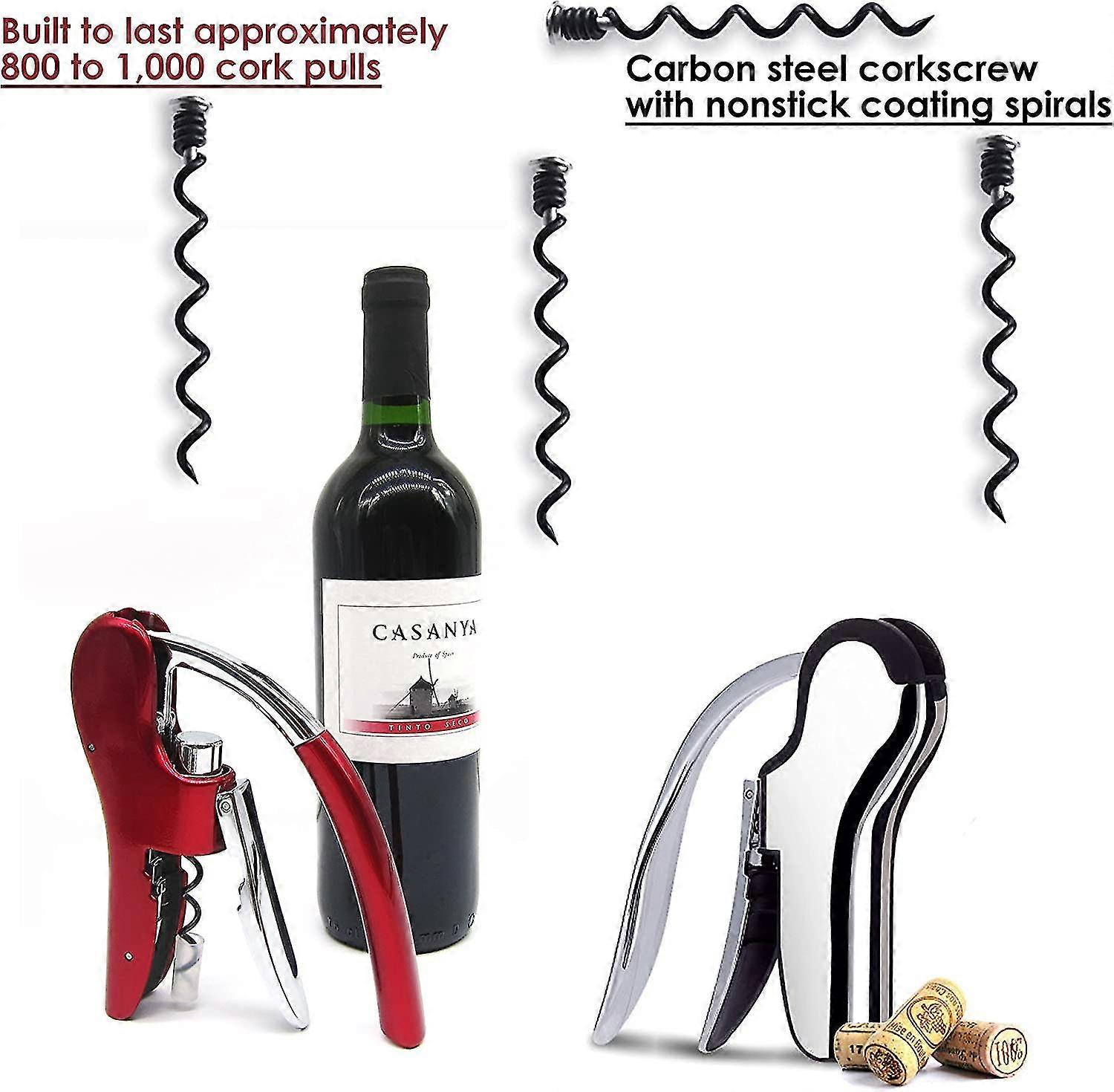 Replacement Spiral Rod for Corkscrew, Steel, 5 PACK | Fruugo UK