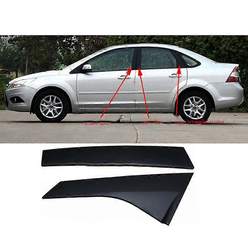 Front Rear Door B C Pillars Rear Triangular Window Trim Panels Strips ...