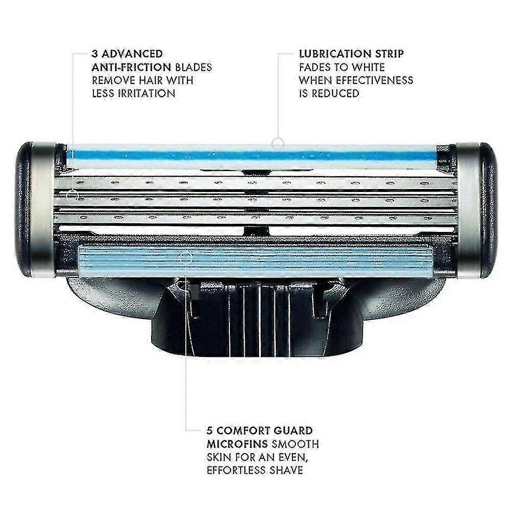 Pack Of 32 3-layer Razor Blades For Gillette Mach Manual Razor Razor ...