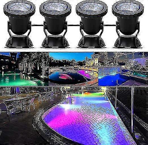 Lighting Underwater, Rgb Spot Light Ip68 Waterproof Garden Pond Lamp ...