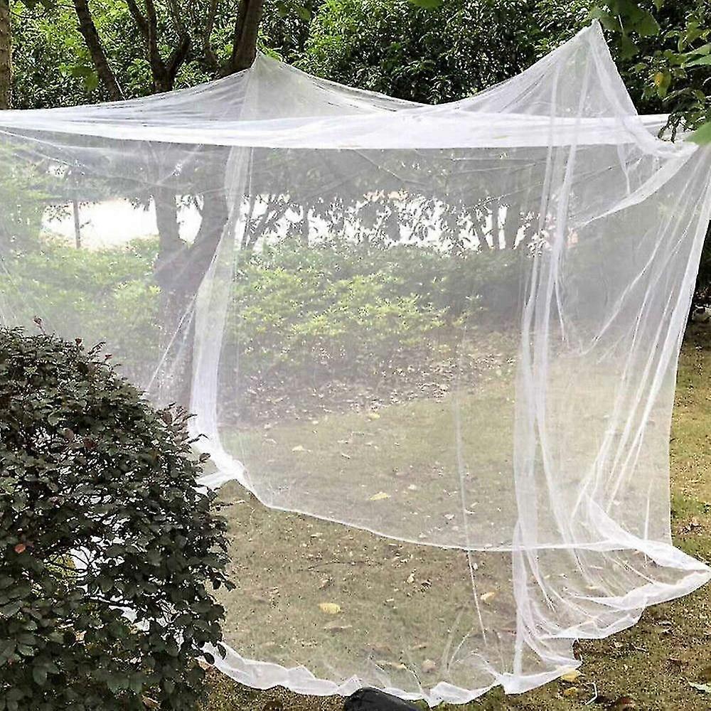 Large White Camping Mosquito Net - Indoor Outdoor Insect Tent Mosquito ...