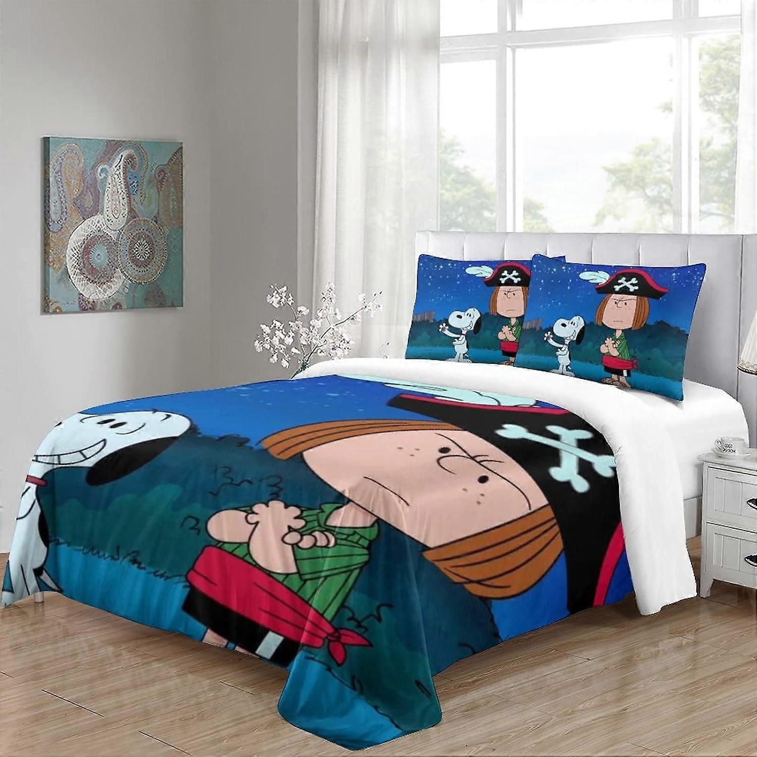 Cartoon Duvet Cover Set for Kids Adults Bedroom D-Print Cartoon Bedding ...