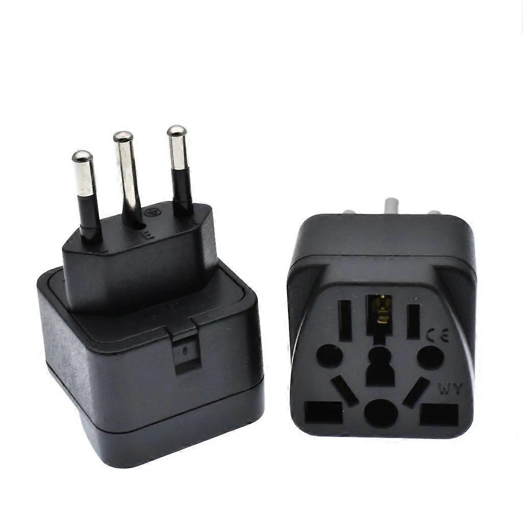 Universal Brazil Plug Adapter 3 Pin EU Euro AU US UK To Brazil Travel ...