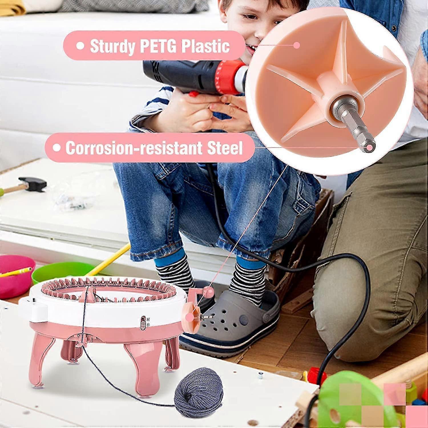 Knitting Machine Adapter For Drill, Crank Handle Adapter With Hex Steel ...