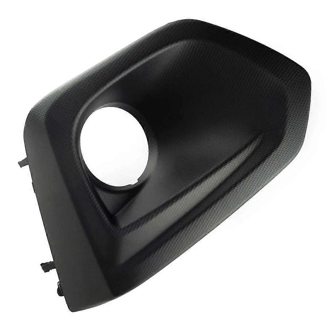 Car Front Bumper Left Fog Light Lamp Cover Bezel with Hole Black ABS ...