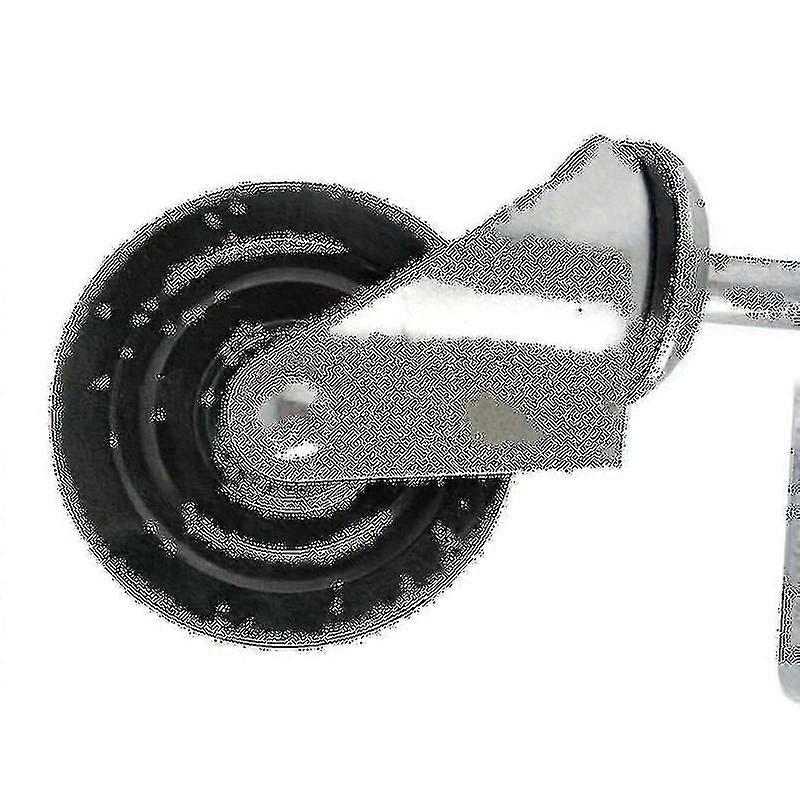 4 Inch Heavy Duty Rubber Mute Spring Loaded Gate Door Wheel Caster ...