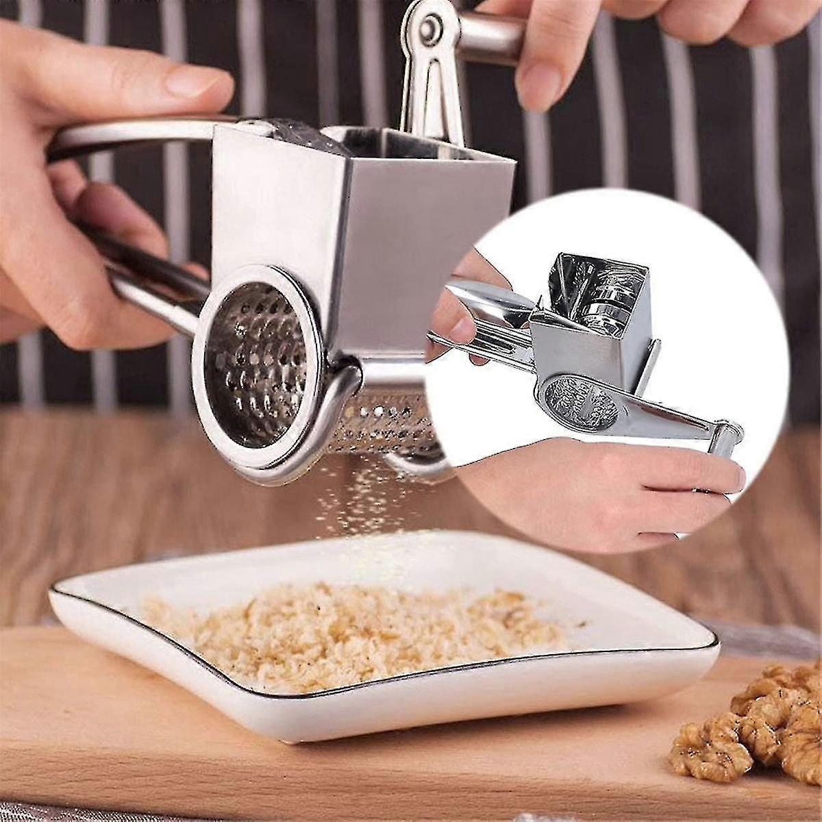 Cheese Shredder, Manual Cheese Grinder Drum Grater Cheese Drum Grater ...