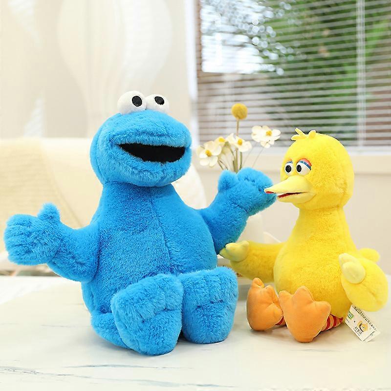 Sesame Street Plush Doll Red Elmo Blue Cookie Guy Yellow Big Bird Plush ...