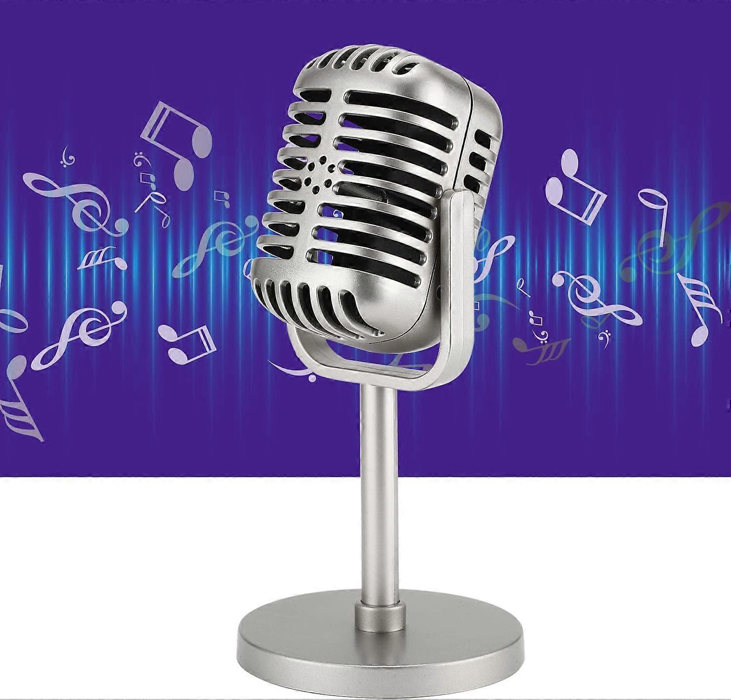 Classic Vintage Style Microphone Props, Fake Vintage Microphone Props ...