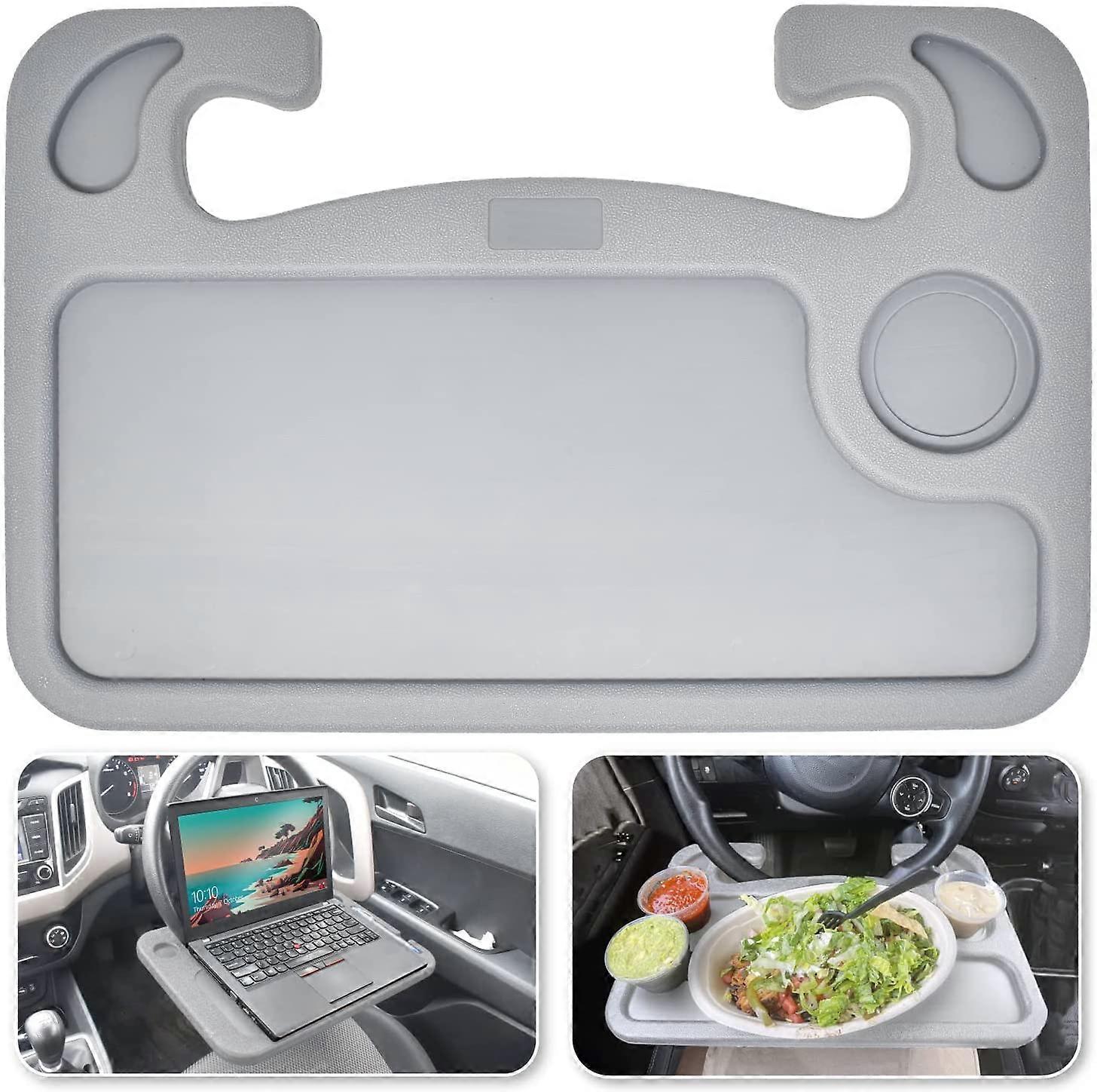 2 in 1 Car Steering Wheel Desk Steering Wheel Tray for Laptop Car Mount ...