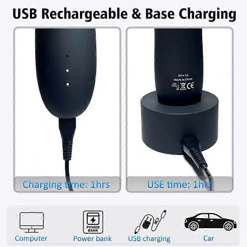 Body Groomer for Private Parts & Pubic Hair Electirc Razor for Men, Wet ...