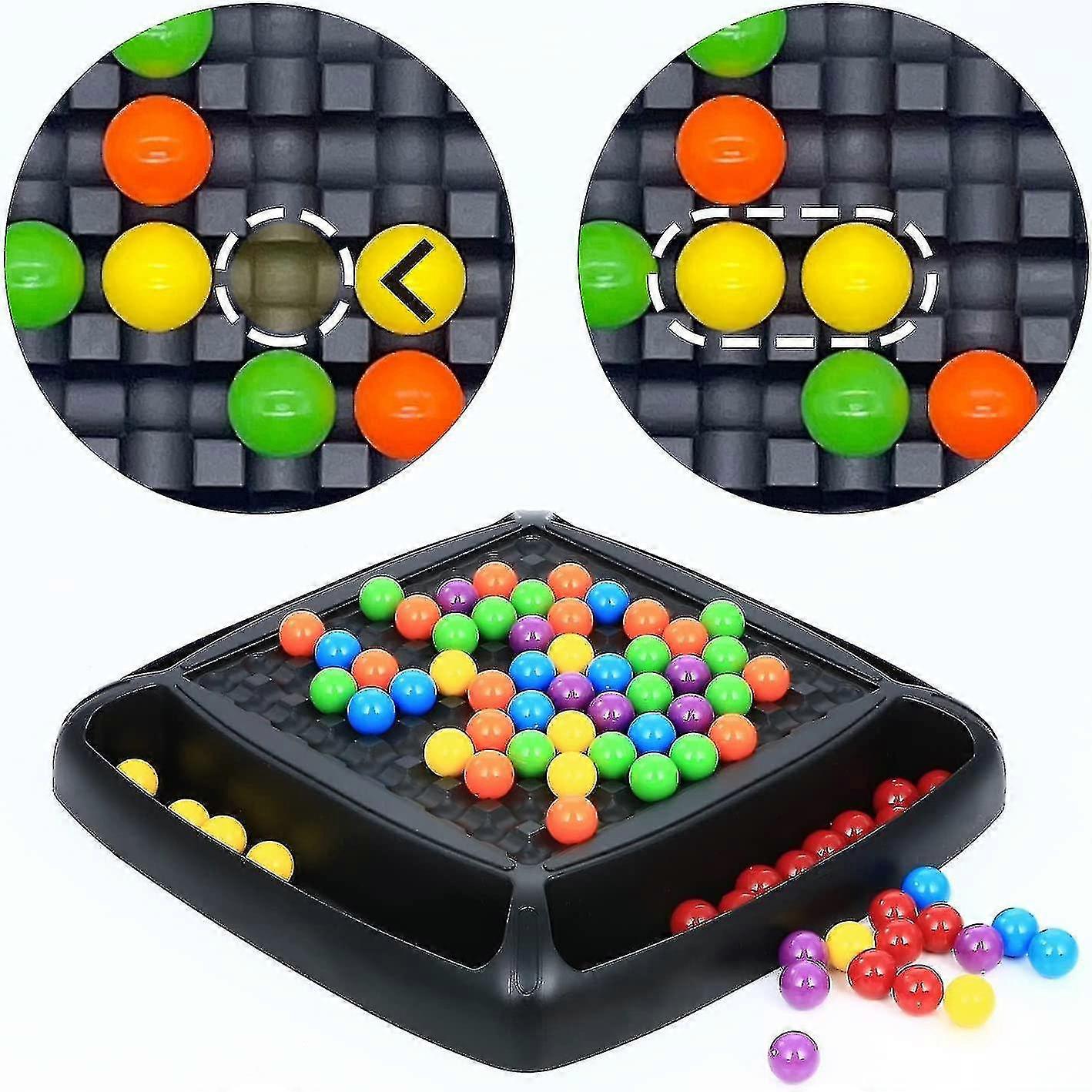 Rainbow Bead Game For Kids Chess Board Game Puzzle Elimination Toys ...