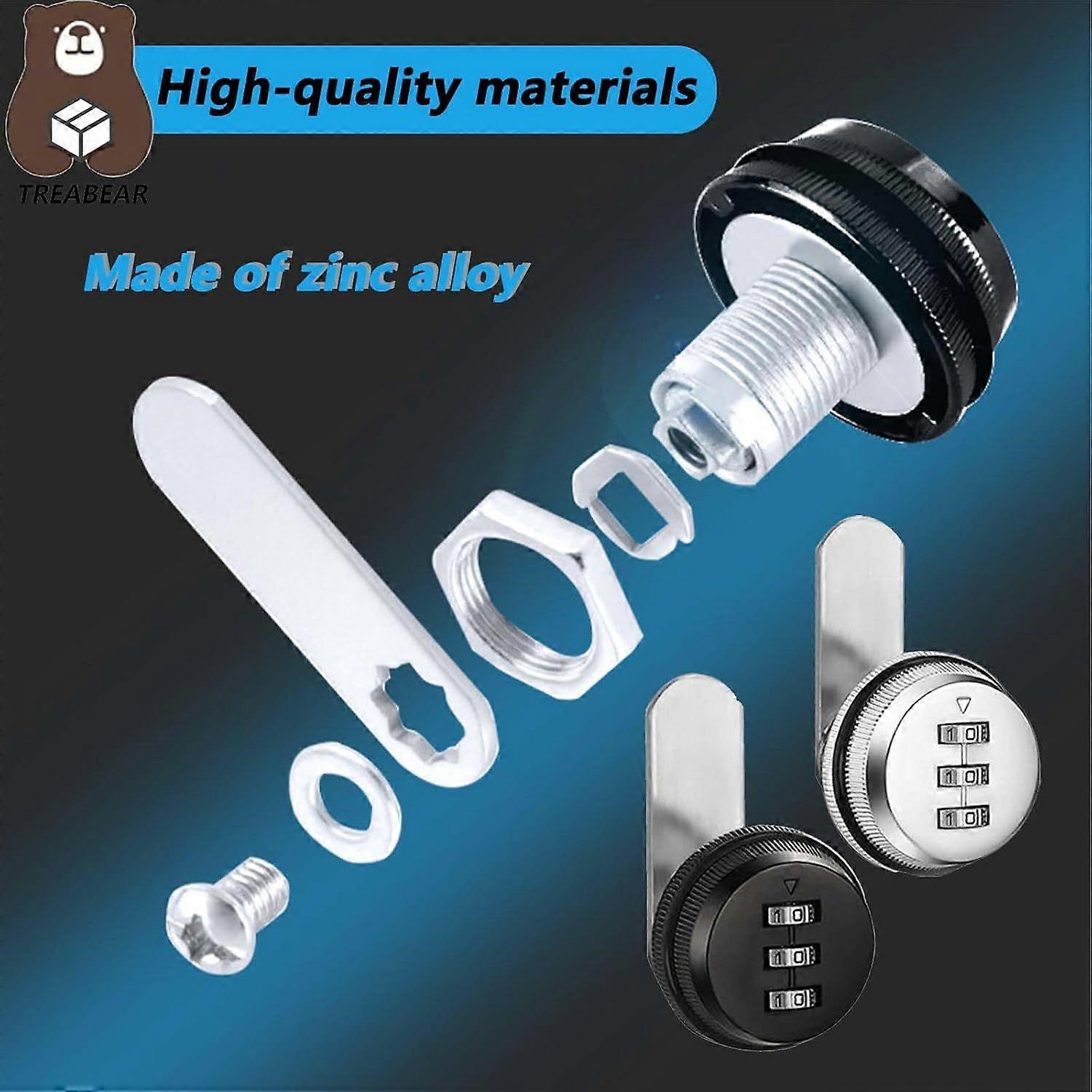 2Pcs Mailbox Lock, Code Lock, Cupboard Lock, 25mm Box Locks, Door Lock ...