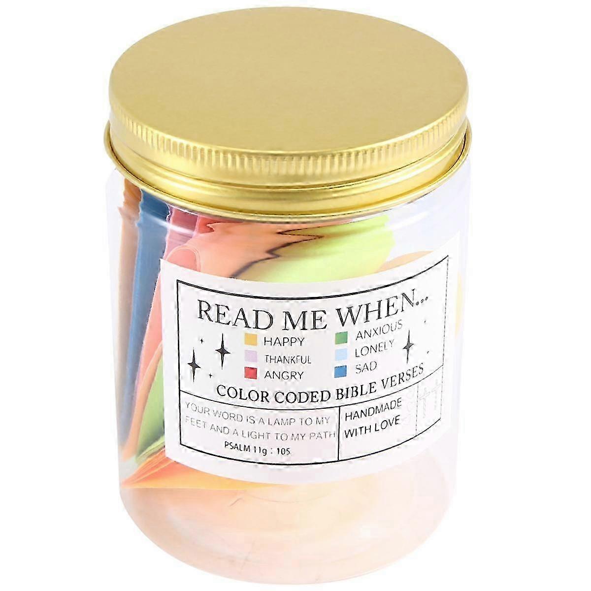 Jesus Scripture Jar Bible Verses Scripture Jar Color Coded Cards ...
