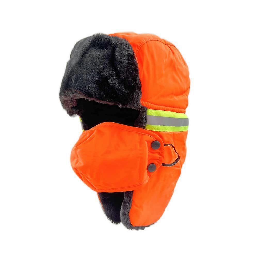 Winter Trapper Hat with Mask - Russian Ushanka Aviator Ski Hat ...