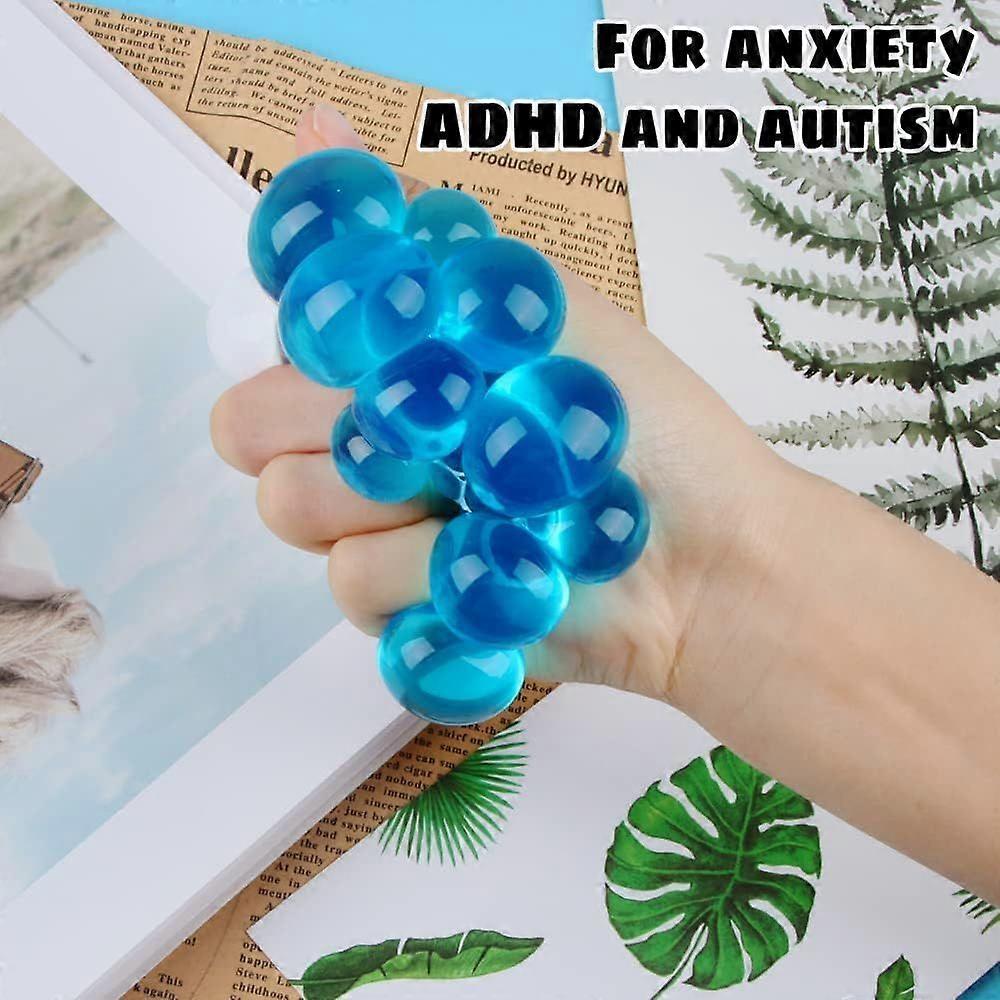 Squeeze Ball with Net, Pack of 4 Squishy Mesh Ball, Squeeze Ball ...