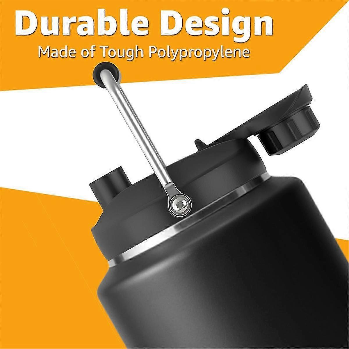 Rambler Replacement Lid Large Chug Spout and Leakproof Flip StrawBlack ...