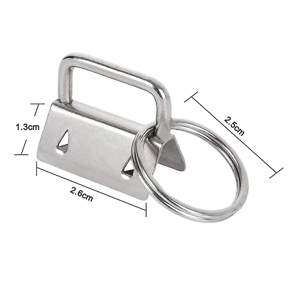 40-pack Key Fob Hardware With Key Ring, Keychain Wristlet Wrist Cotton ...