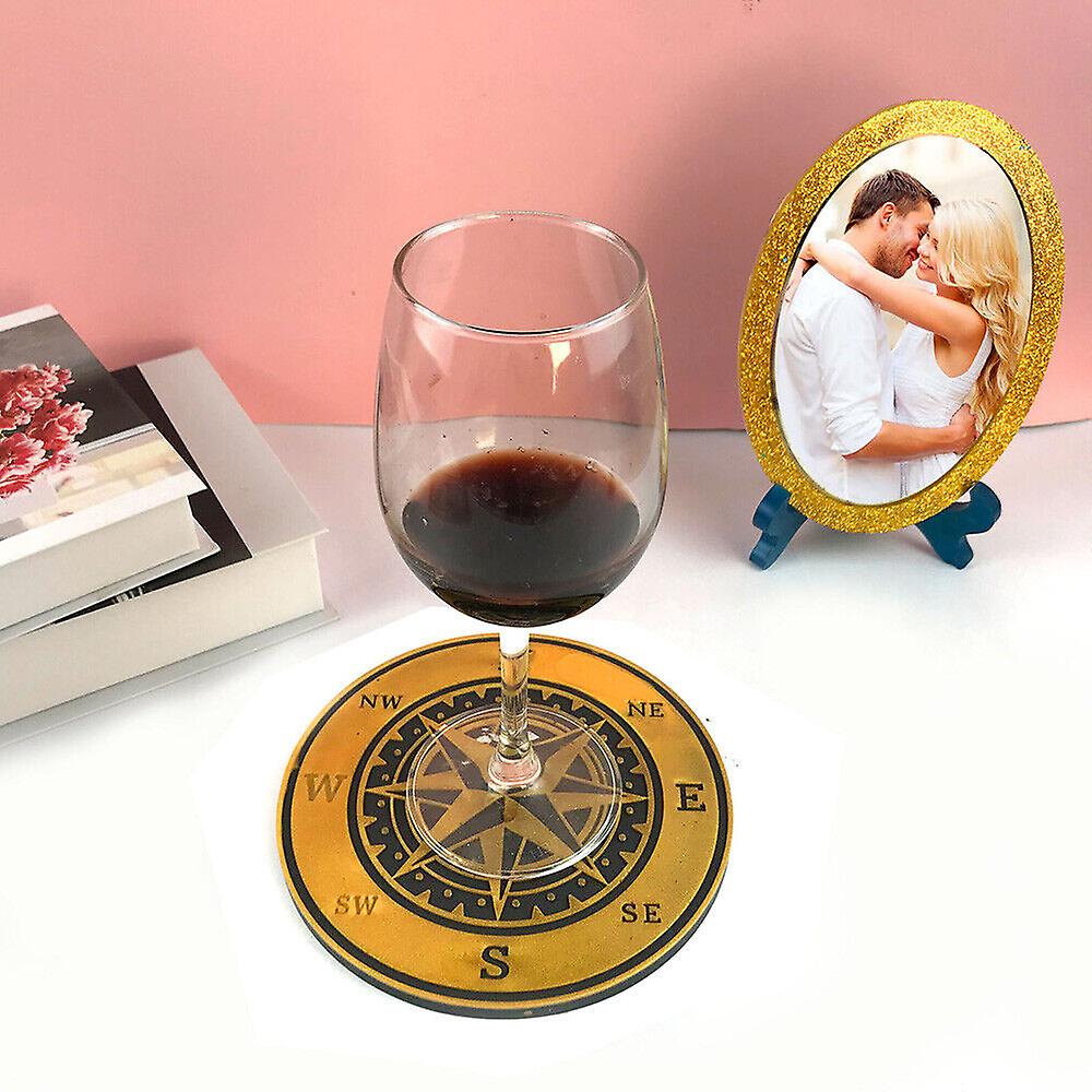 Compass Tray Mold Silicone Casting Epoxy DIY Art Resin Craft Mould ...