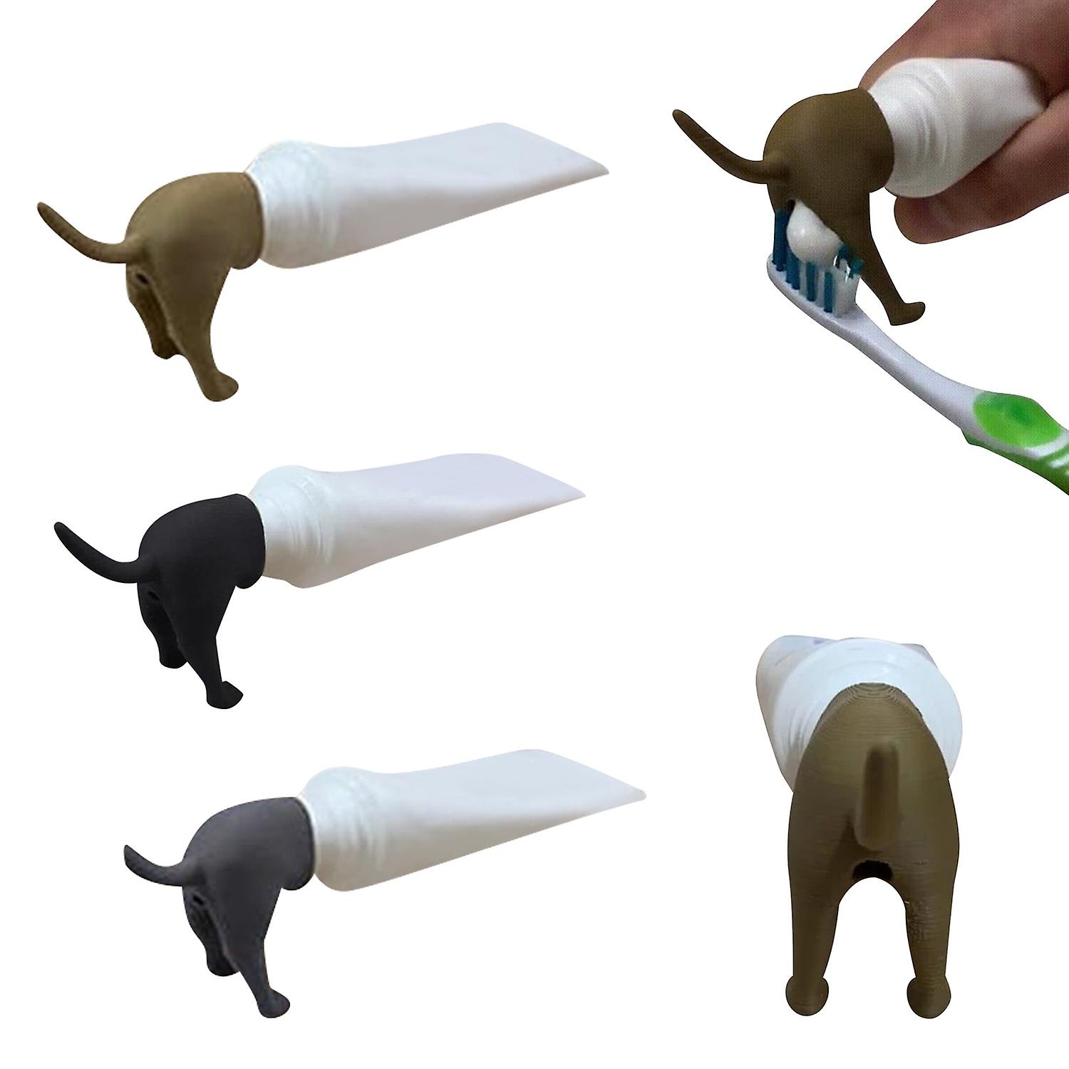 Fun Pooping Dog Butt Toothpaste Topper Squeezer Cap - Perfect for Kids ...