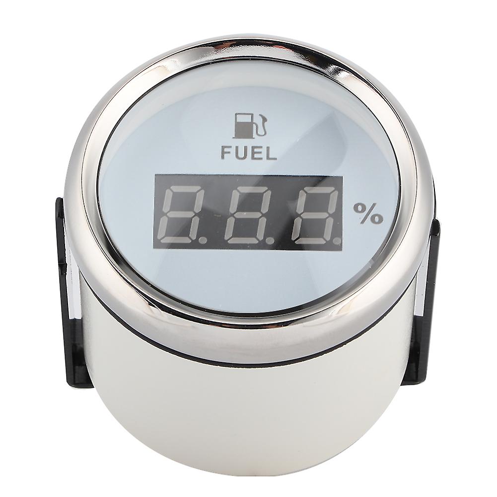 2in 190ohm Fuel Gauge Digital Oil Level Meter Percentage for 12V/24V ...