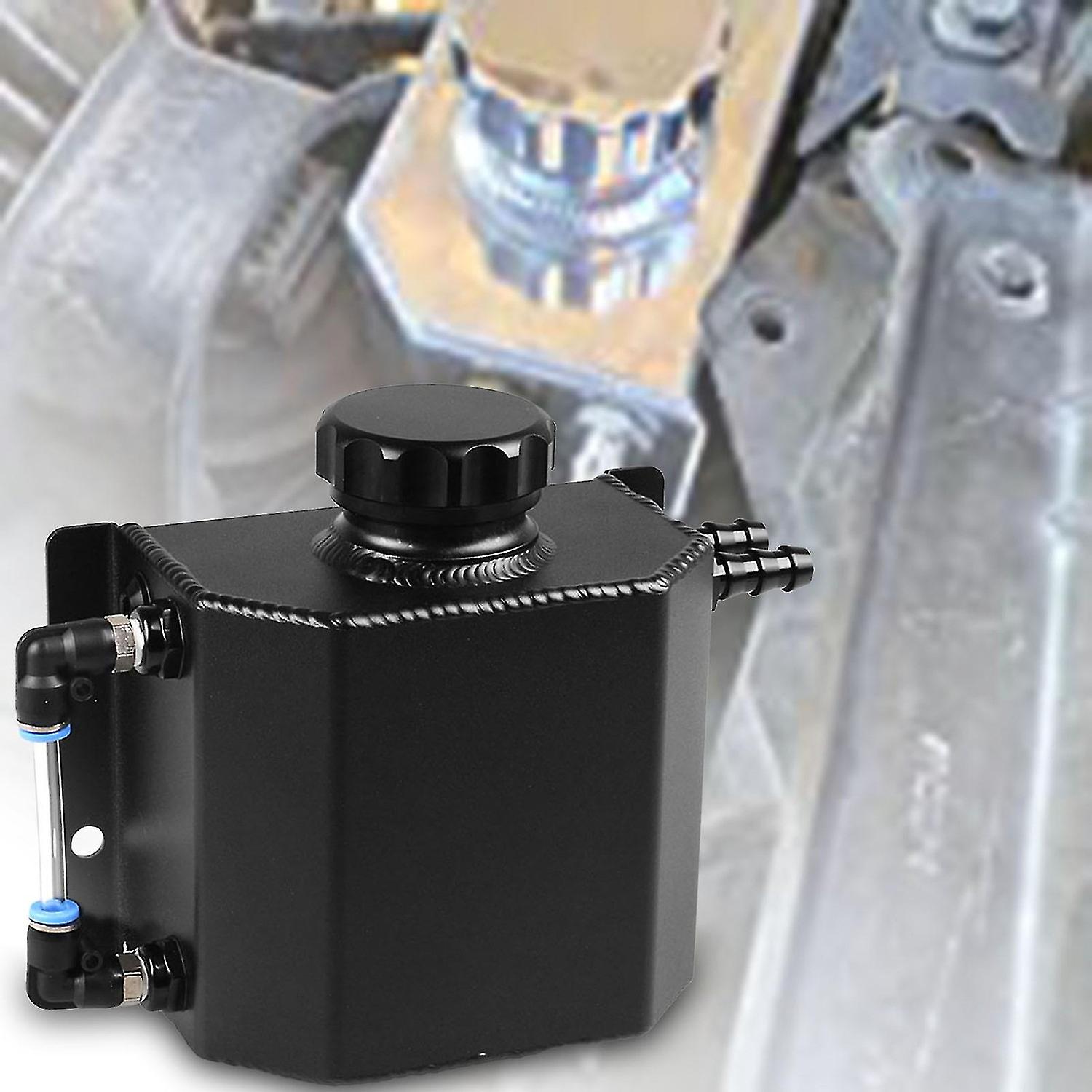 Universal Radiator Coolant Overflow Tank Bottle Aluminium Recovery ...