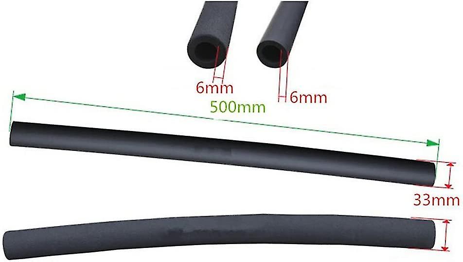 2 Pack Bicycle Handlebar Sponge Foam Rubber Flexible Handlebar Inner ...