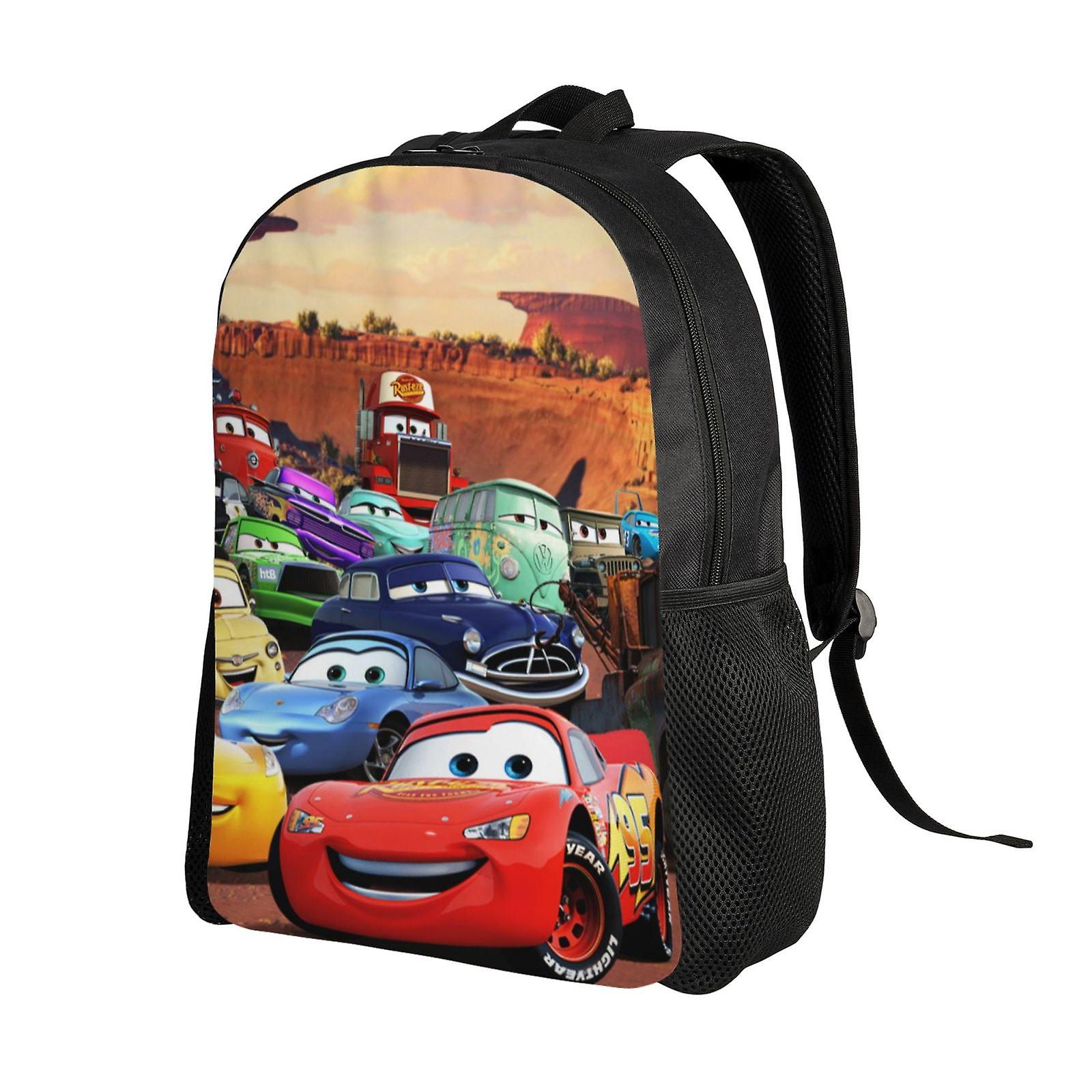 Pixar Cars Kids Backpack School Bags Book Bags Travel Bag For Boys ...
