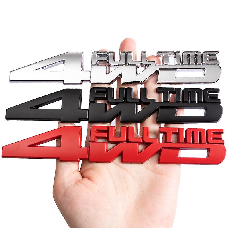 4wd Full Time Metal Car Emblem Badge Decals Stickers For Toyota Prius ...