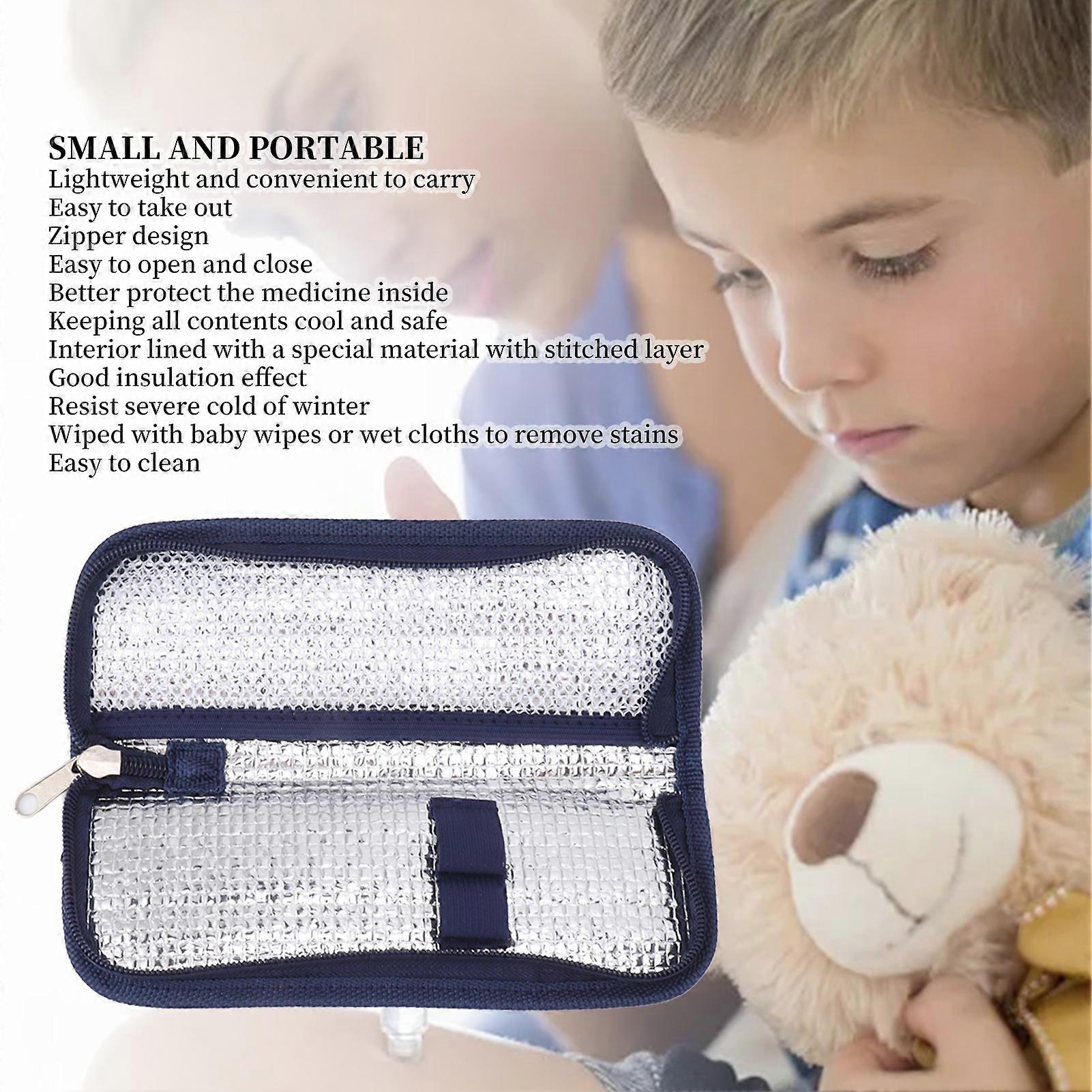 Insulin Carrying Case Portable Travel Organizer Coller Bag for Diabetes ...
