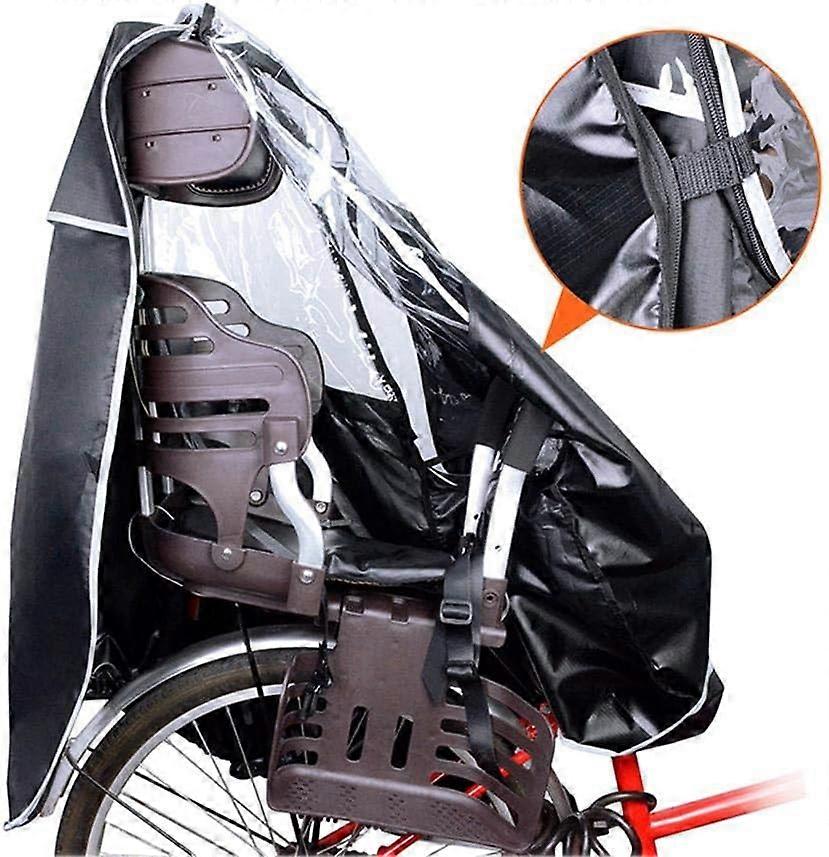Children Bicycle Raincoat, Bicycle Rain Protection Transparent Wide ...