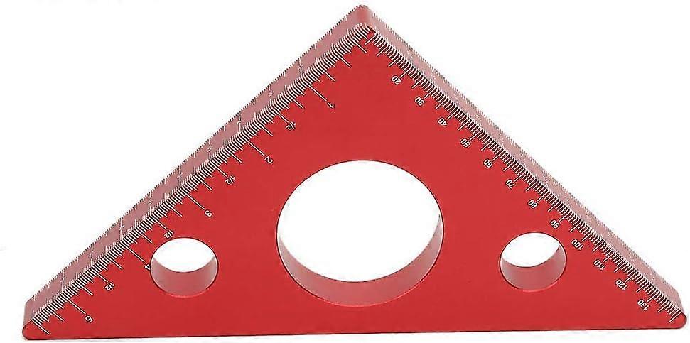 45 Degree Aluminum Alloy Angle Ruler, Square Triangle Angle Ruler ...