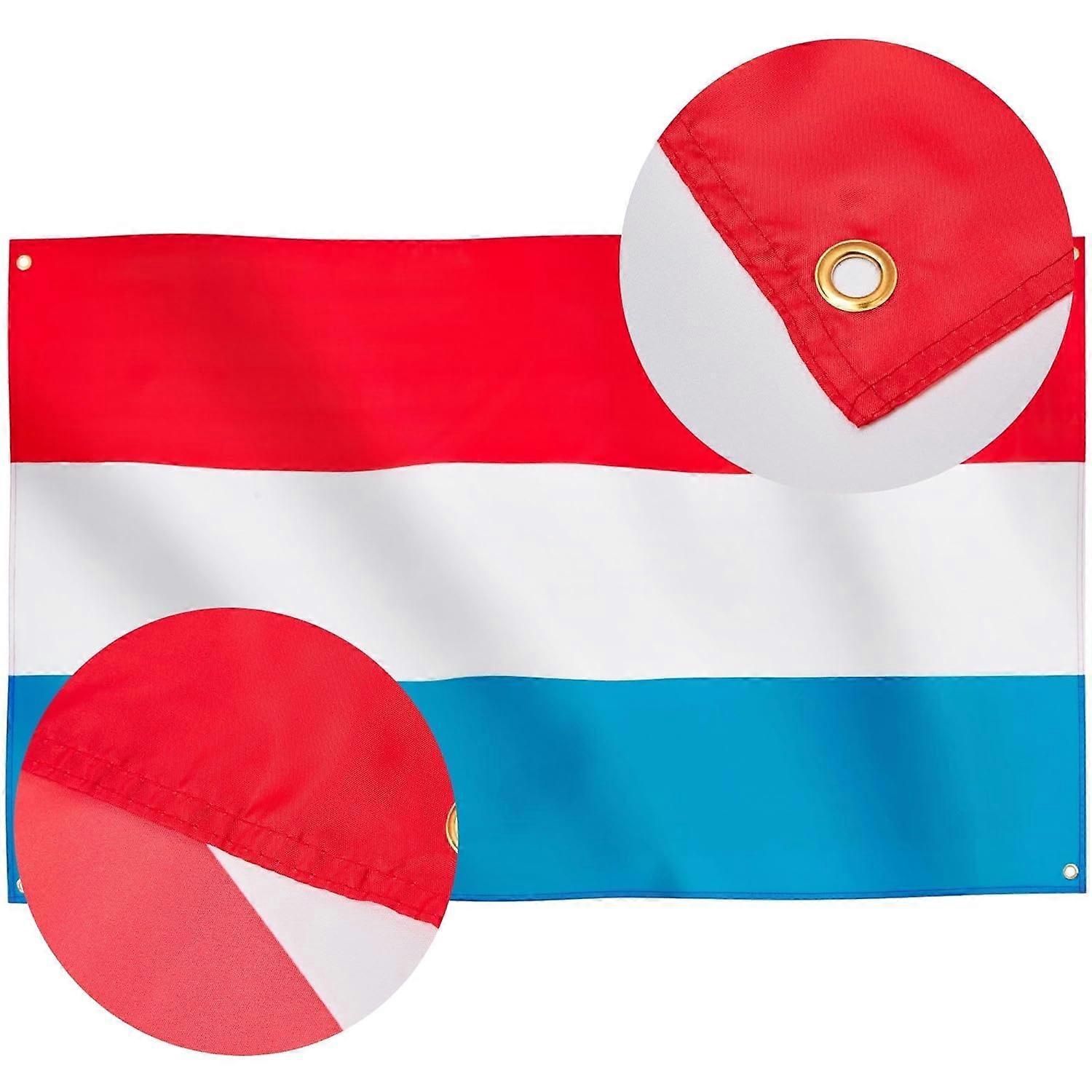 Luxembourg Flag,Eyelet In Every Corner, Luxembrg, National Flag ...