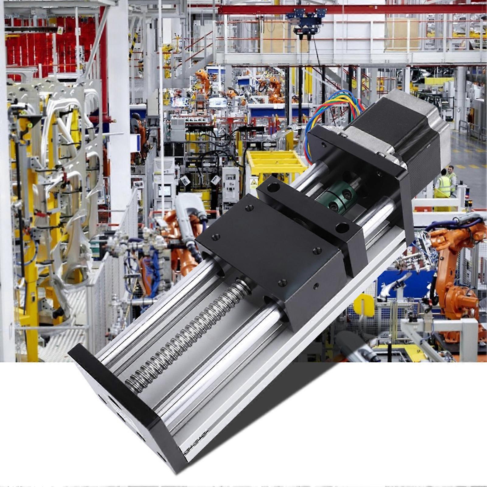 Double Shaft Ball Screw Linear Guide Rail with 42 Motor 100mm Effective ...