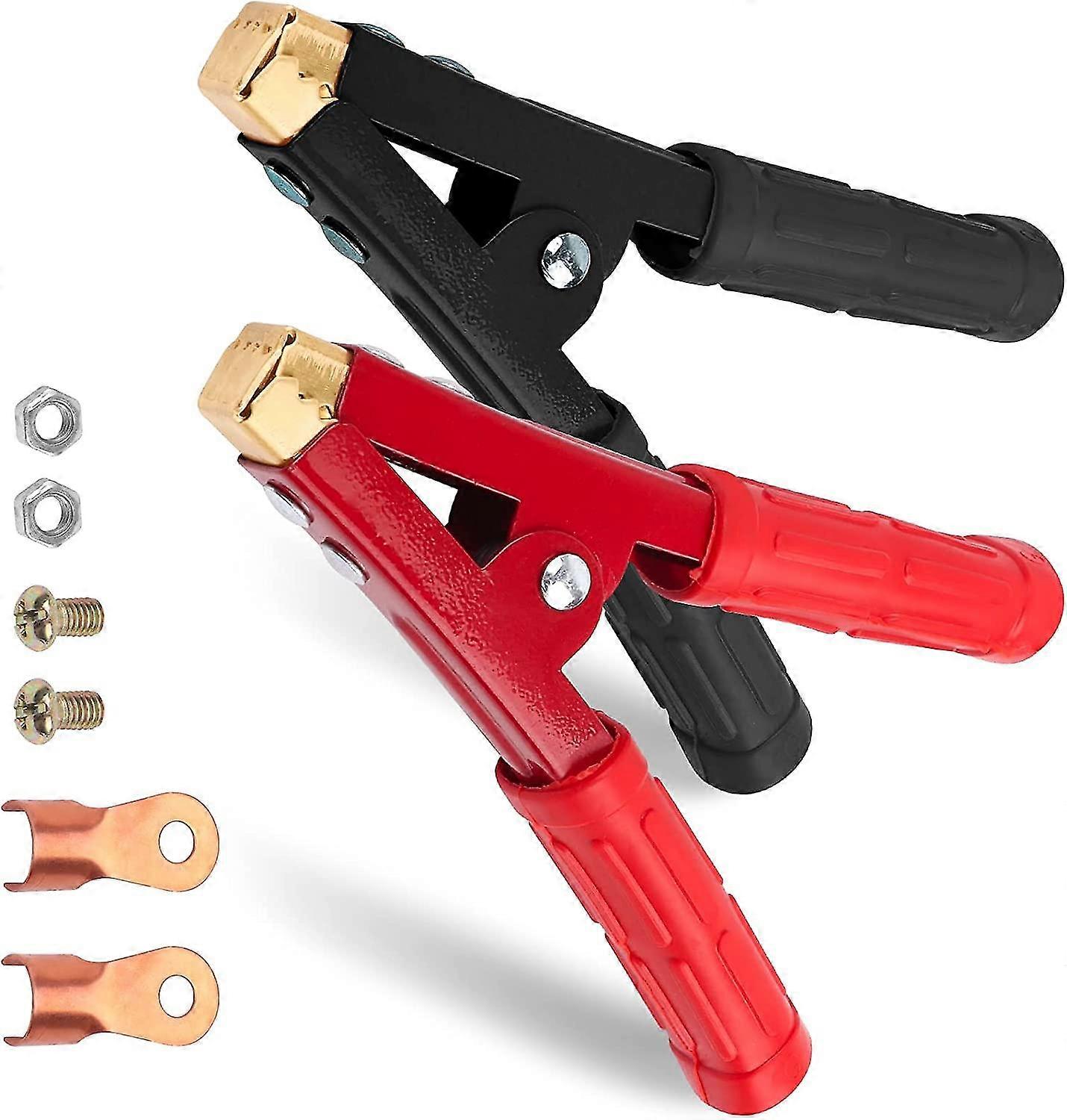 Pack Of 2 Alligator Clips Large 6.3 Inch Crocodile Clips Car Battery ...